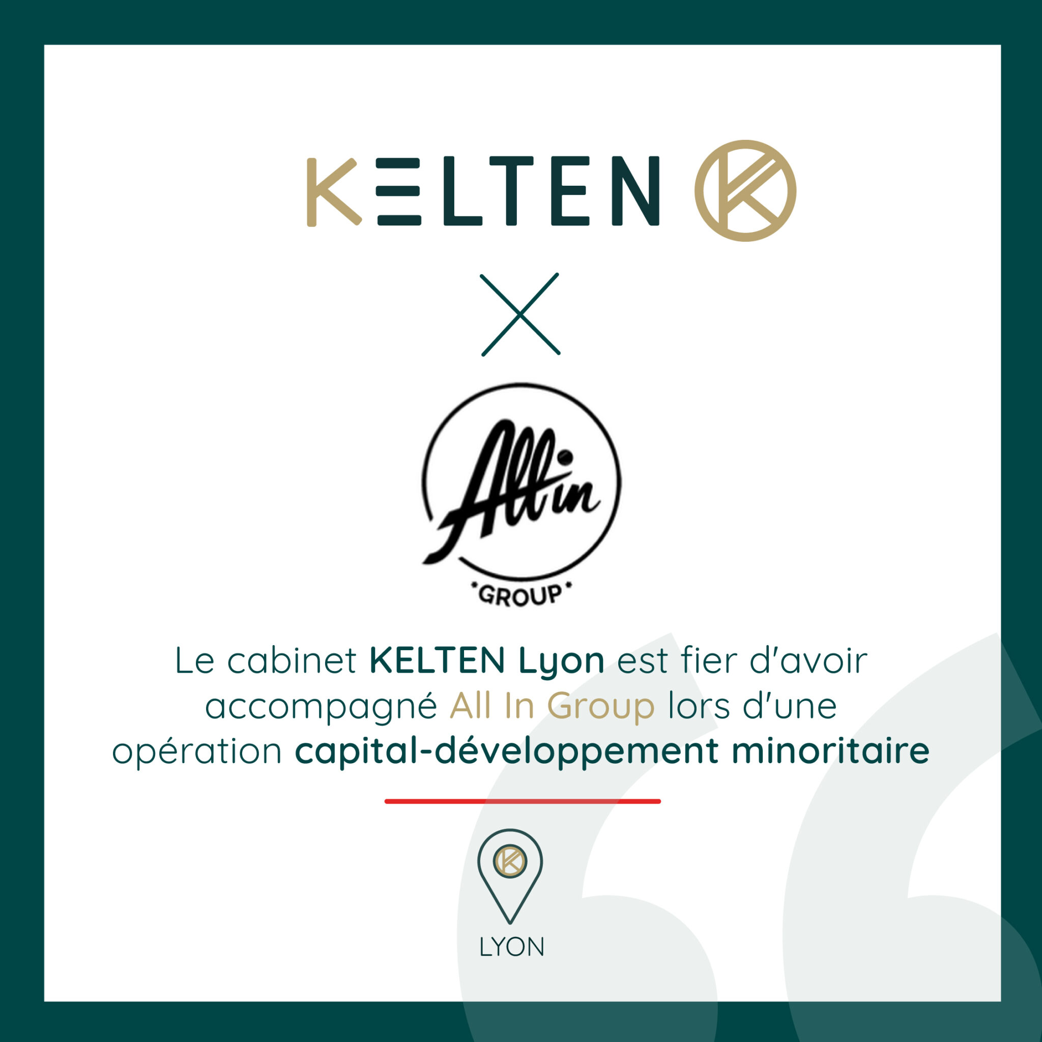 Accompagnement All In Group, lors d'une opération de restructuration et ...